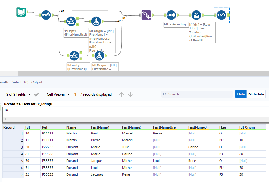 Solved: Create new rows if value doesn't match - Alteryx Community