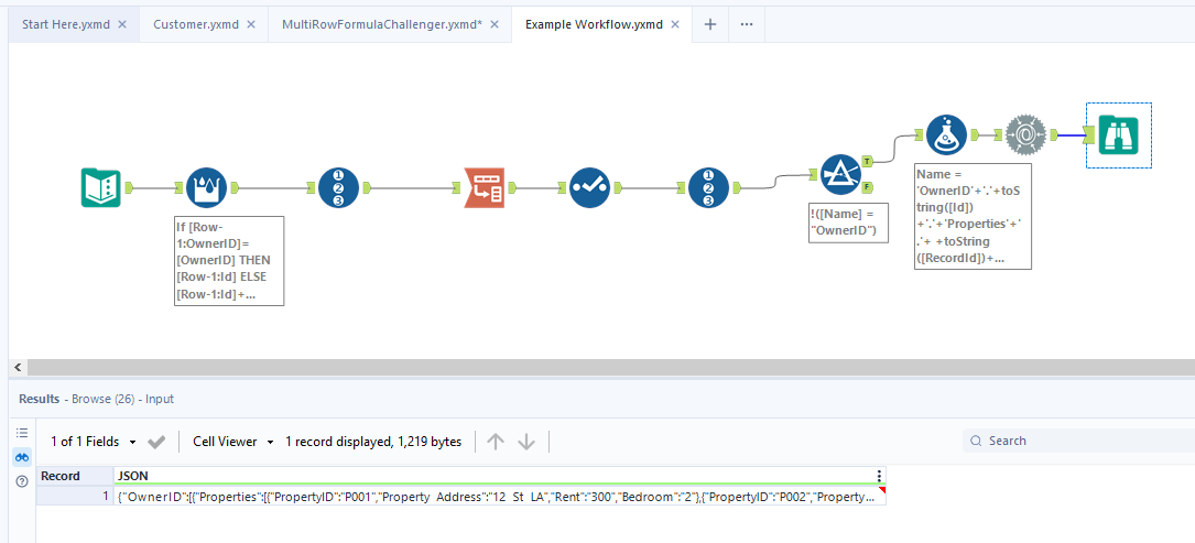 Convert Excel to Json with Nested Array - Alteryx Community