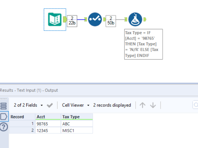 Solved: How to replace value with another value, or leave ... - Alteryx Community