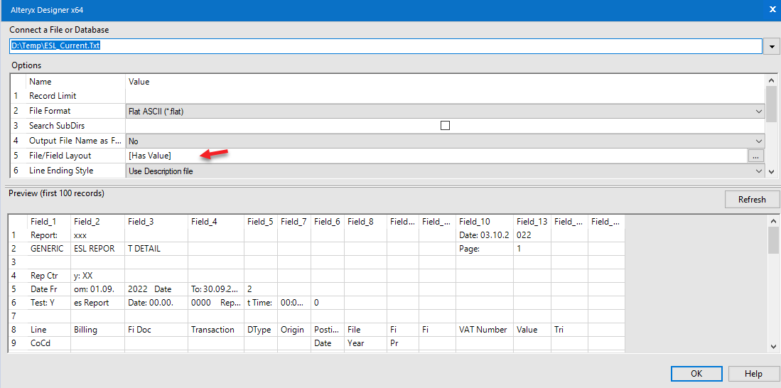 Solved: Text Files without consistent width or delimiter - Alteryx Community