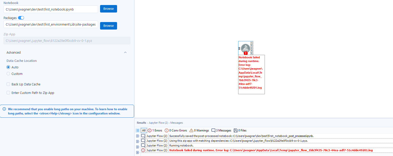 Issues Using The Jupyter Flow Tool Alteryx Community 