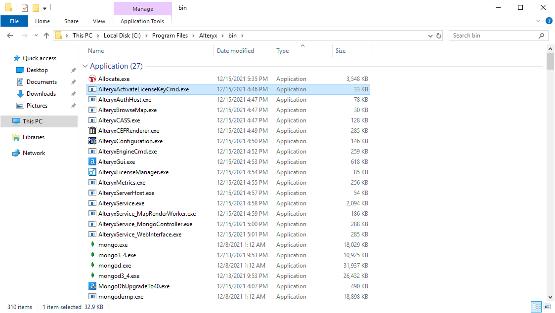 Alteryx Server Silent Installation