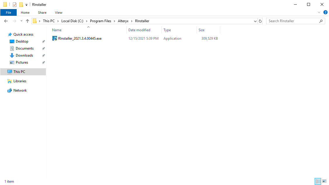 Alteryx Server Silent Installation