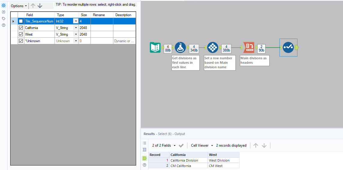 Transformation - Alteryx Community