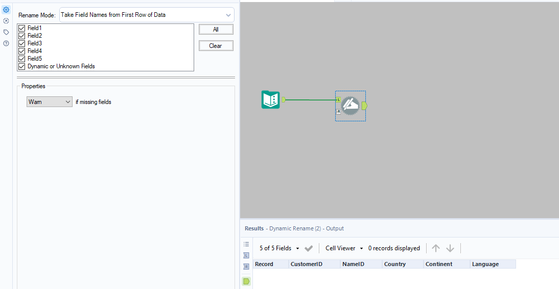 Solved: Change the header in the workflow - Alteryx Community