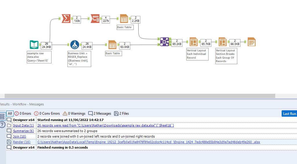 Solved: Moving data from one excel to specific cells in an... - Alteryx Community