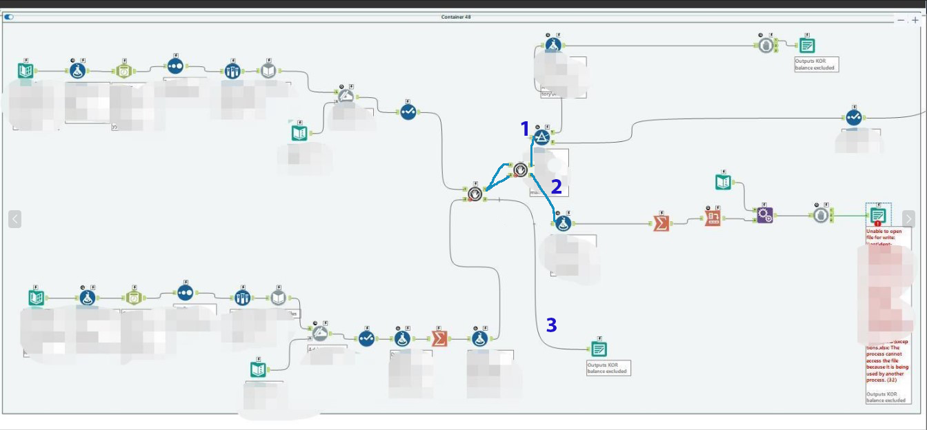 Solved Block Until Done Cannot Access File Because It I Alteryx
