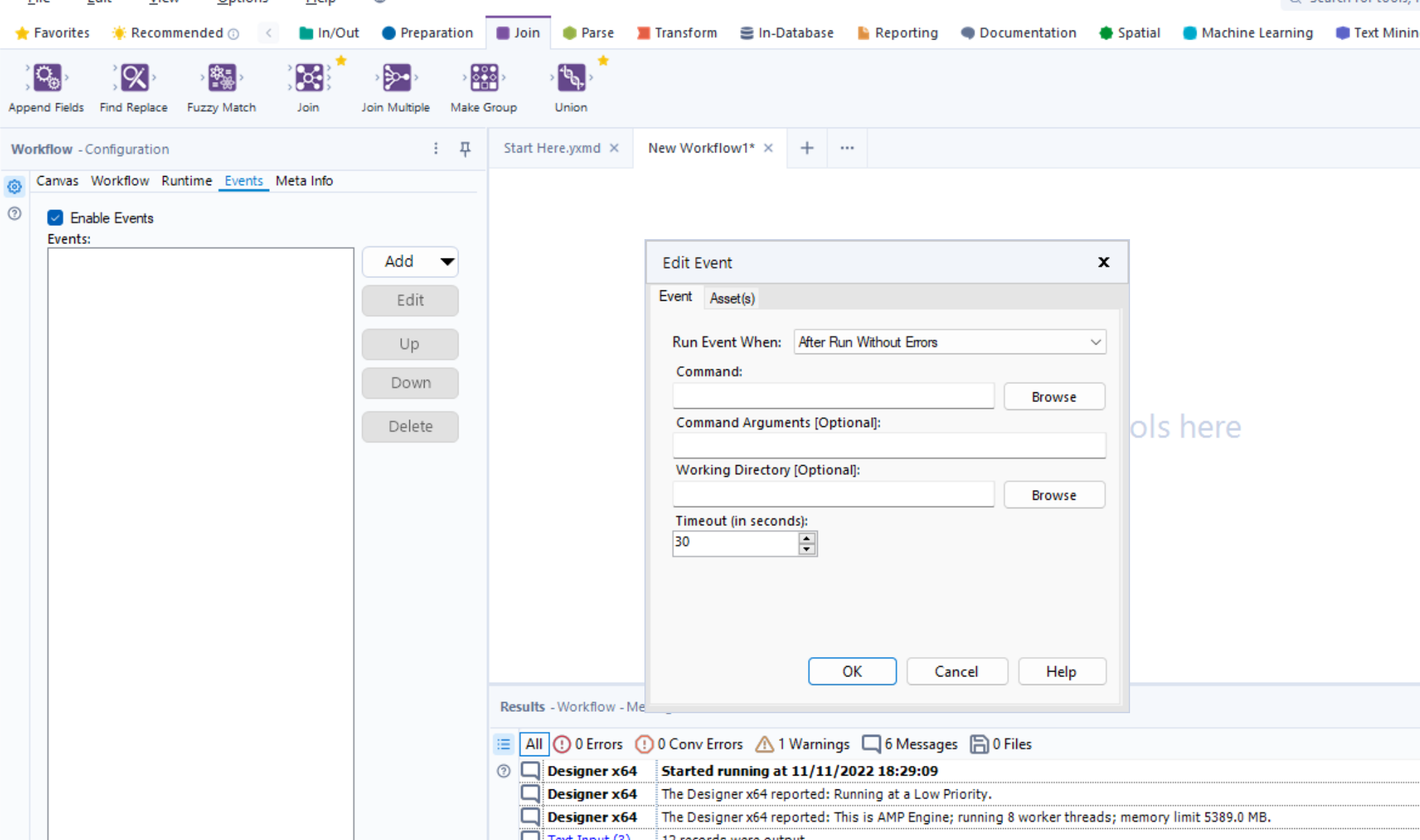 Set order of execution - Alteryx Community