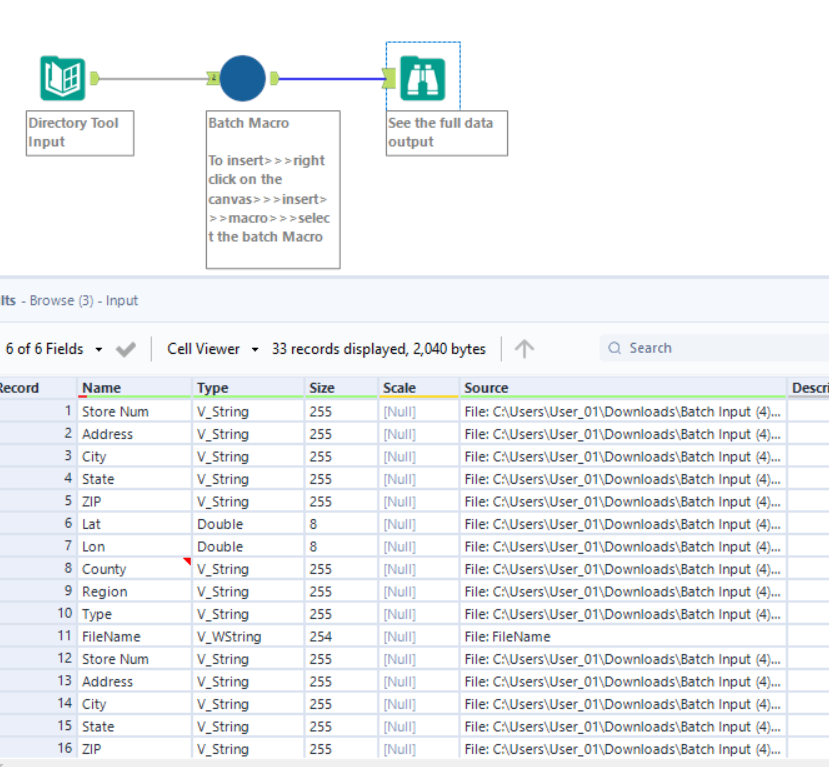 Compare Multiple Workbook Schema Alteryx Community 