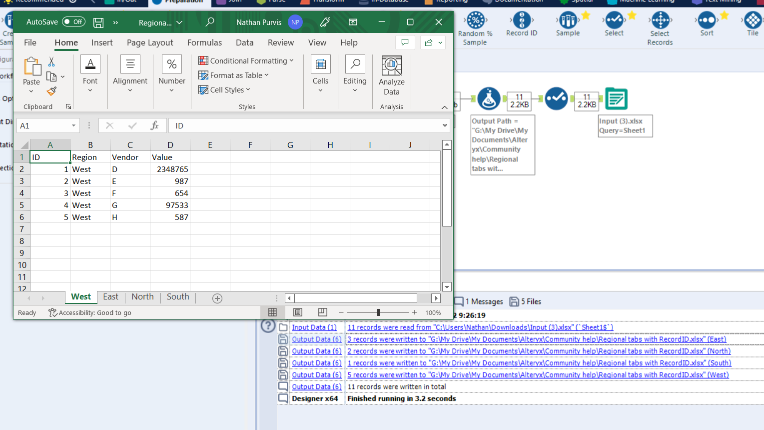 Adding RowID while taking output - Alteryx Community