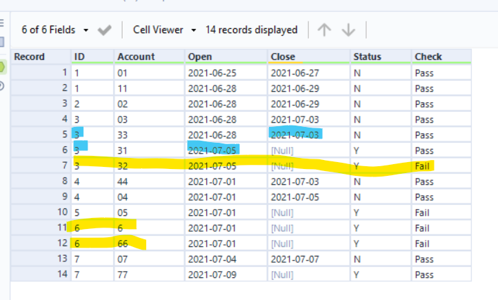 Solved: Multi-row formula checking opening and closing dat... - Alteryx Community