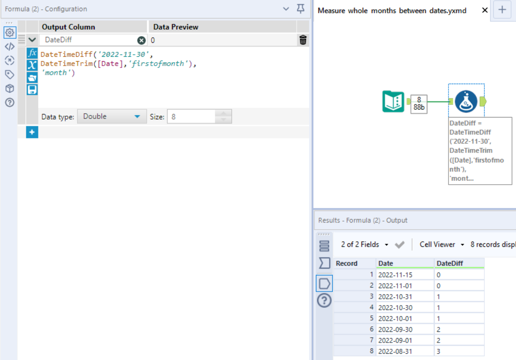 Solved: DateDiff question - Alteryx Community
