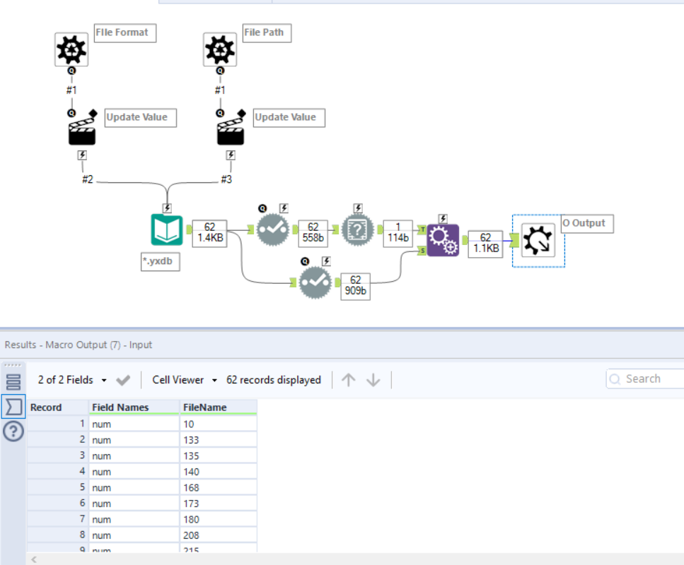 Extracting column headings from multiple files wit... - Alteryx Community