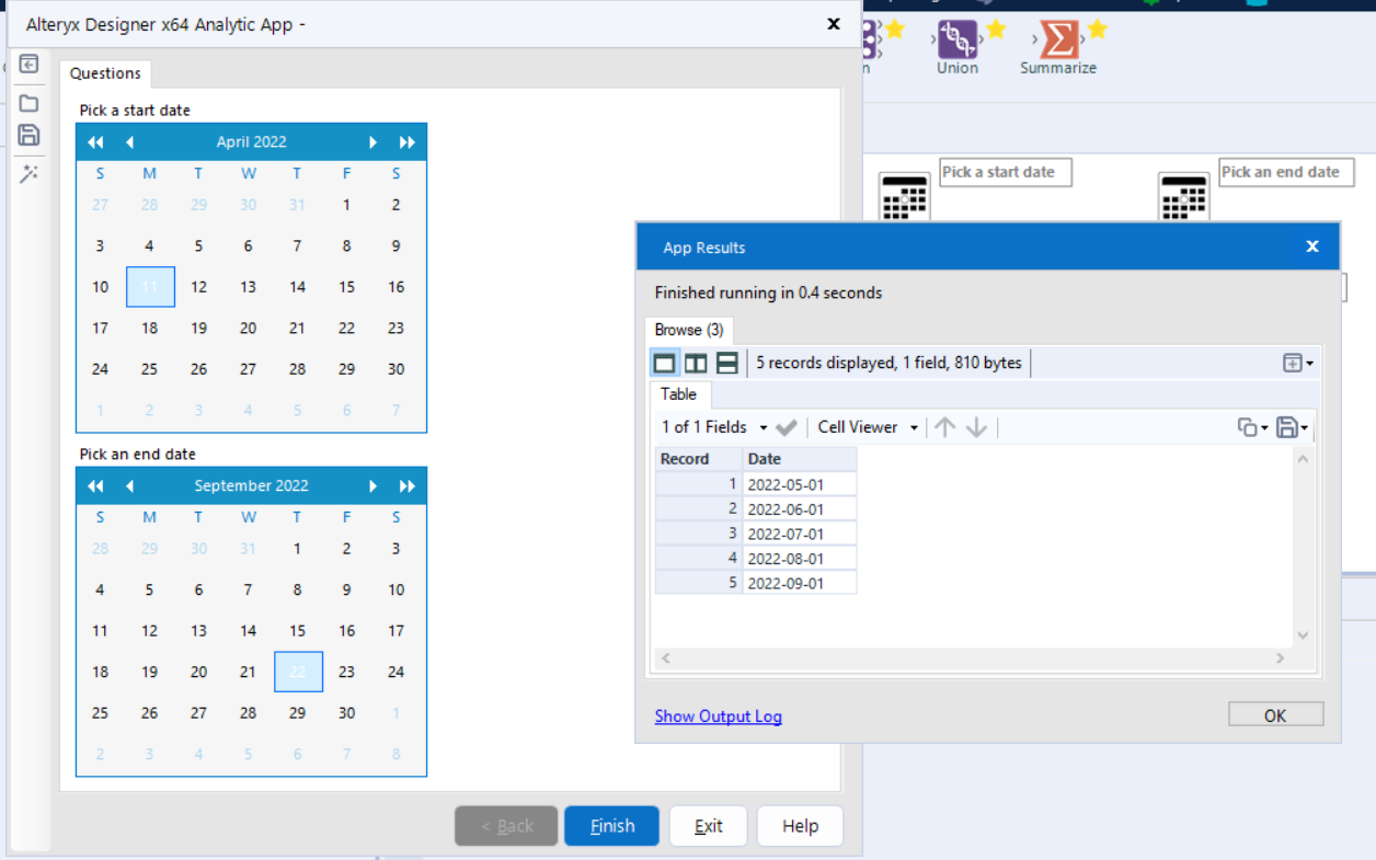 Solved: Calendar tool in alteryx app - Alteryx Community