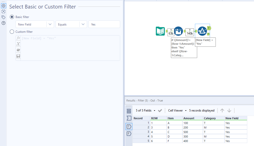 Solved: Remove rows based on conditon - Alteryx Community