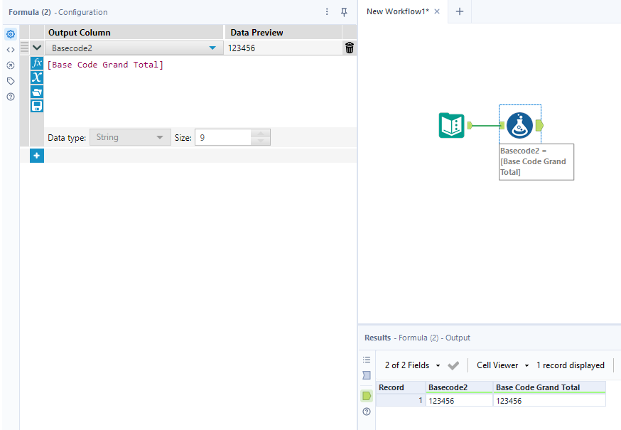 Solved: How to fill the value of one column to another col... - Alteryx Community