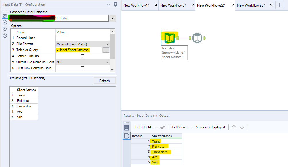 How To Join 5sheets From 1 Excel File Alteryx Community 
