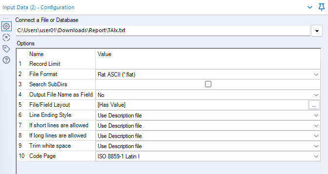 Reading .rpt files using Alteryx - Alteryx Community