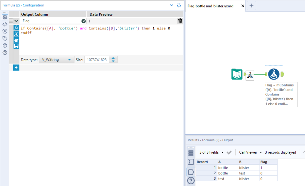 IF AND Contains Statement - Alteryx Community