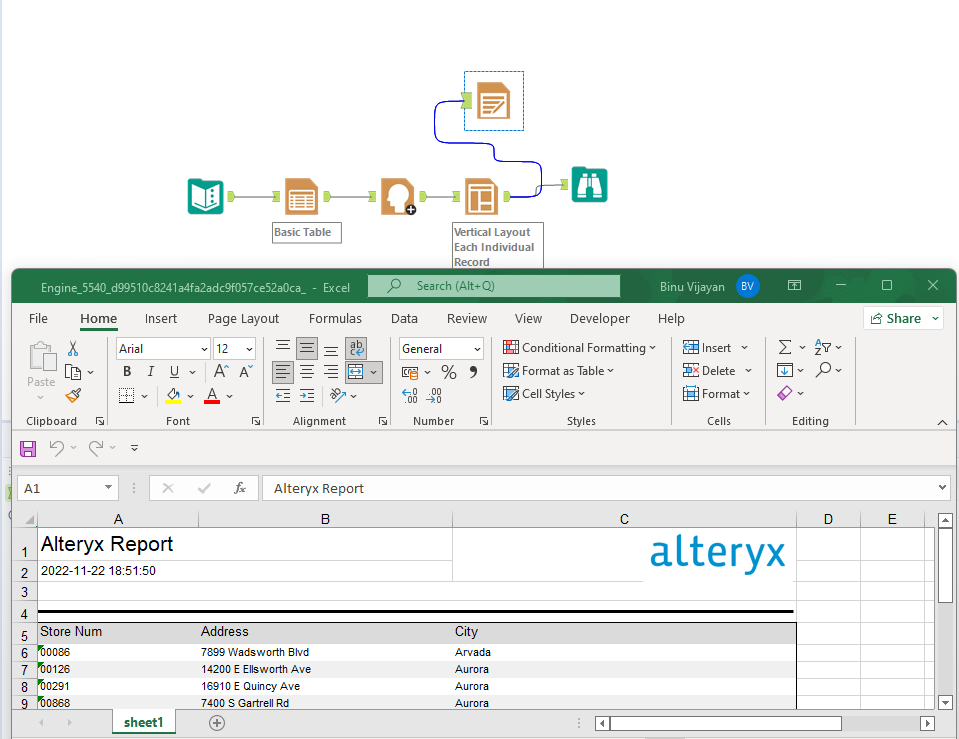 Solved: Cant get header to show on single page report? - Alteryx Community