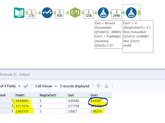 Round to 5 decimal places - Alteryx Community