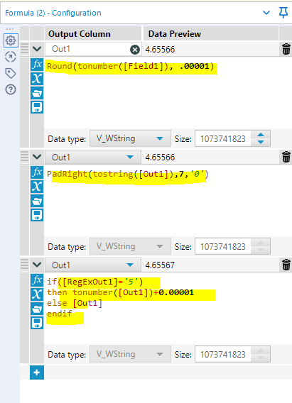 Round to 5 decimal places - Alteryx Community