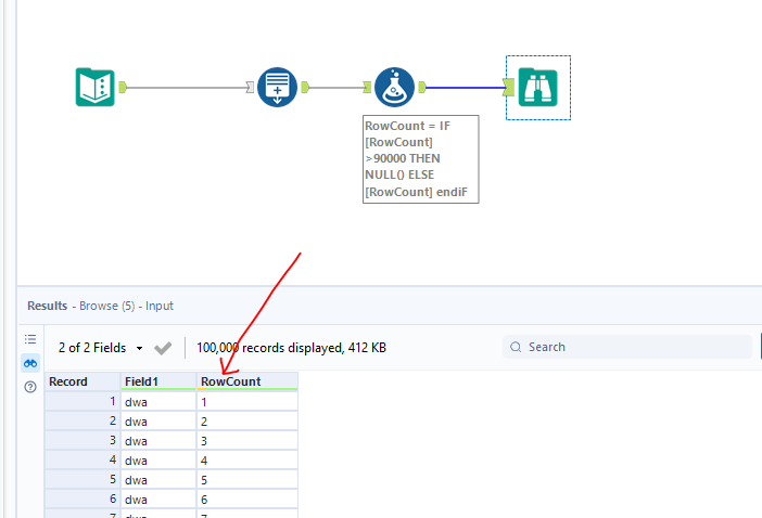Solved: Partial results window - Alteryx Community
