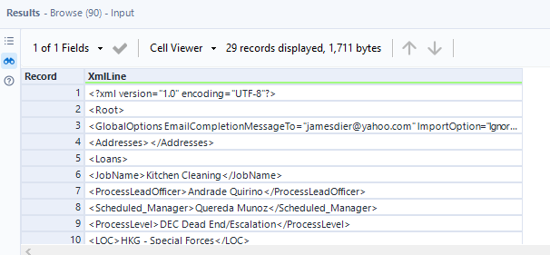 Excel to XML - Alteryx Community
