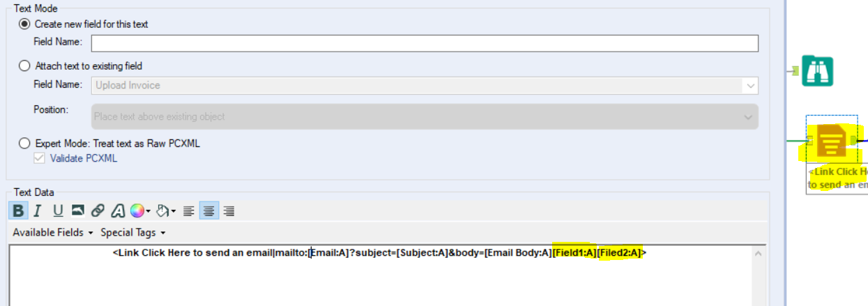 Solved: How to add New line in email body passed as a link... - Alteryx ...