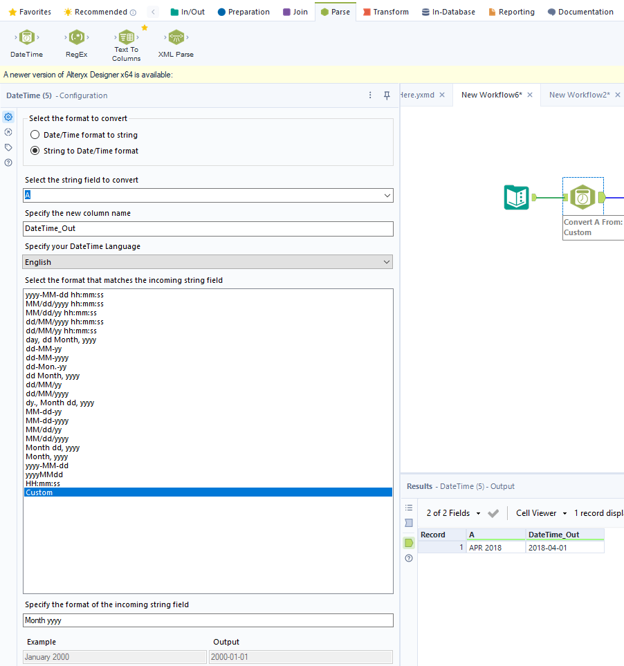Solved: String to date format - Alteryx Community