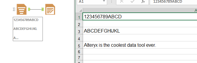 Report Text Bug Alteryx Community 