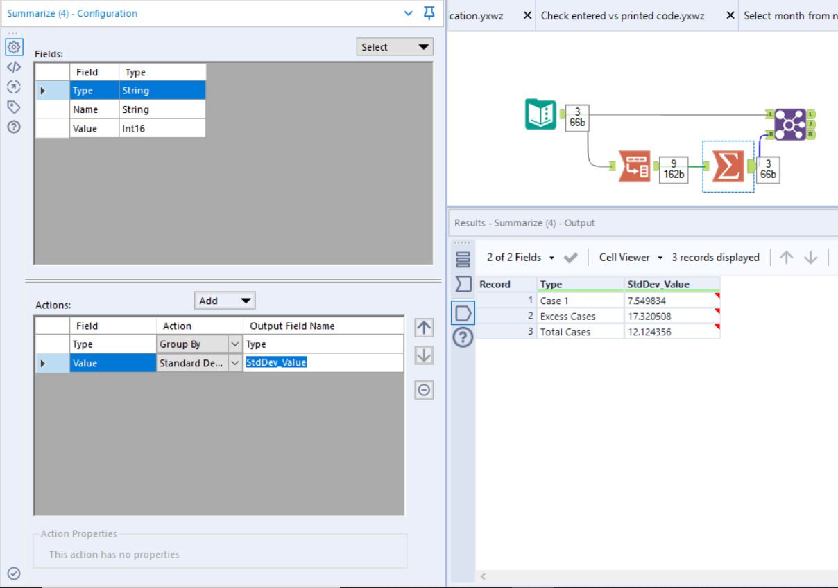 Solved: Standard deviation on a row of data ? - Alteryx Community