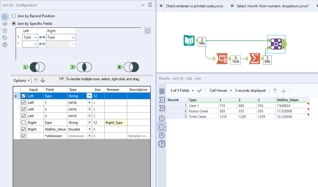 Solved: Standard deviation on a row of data ? - Alteryx Community