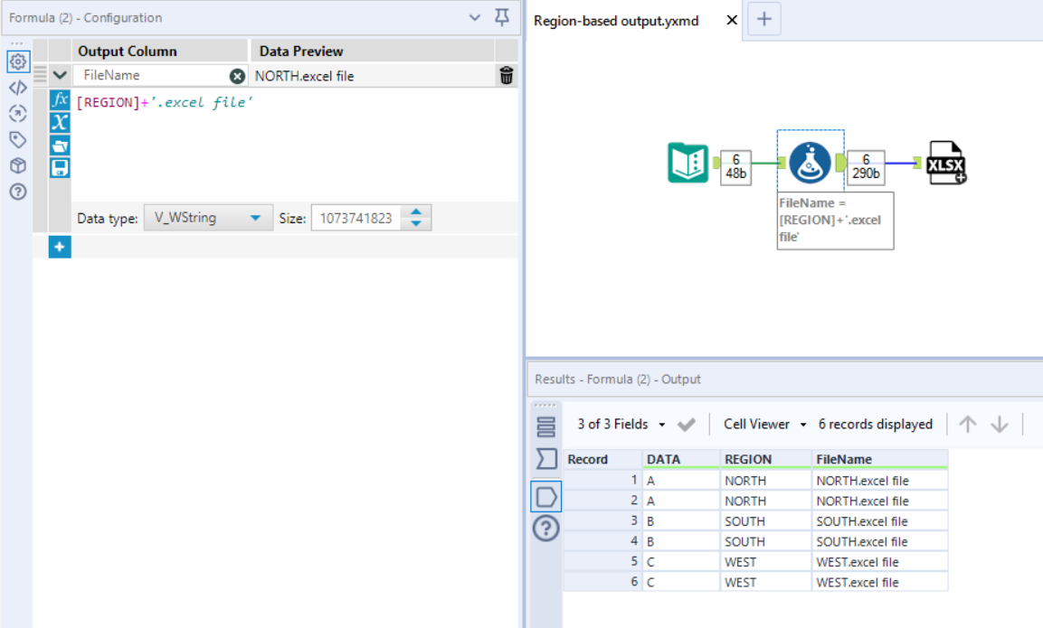 Solved: Region wise excel files but in same folder - Alteryx Community