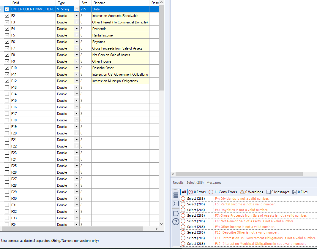 Conversion Errors - Alteryx Community
