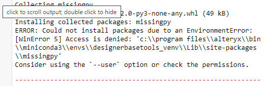 Solved Miss Forest Using Python Tool In Alteryx Alteryx Community