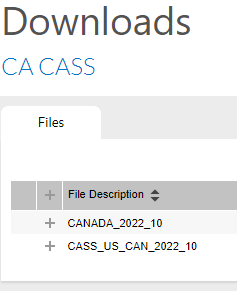 Solved: CA CASS files - what's the difference? - Alteryx Community