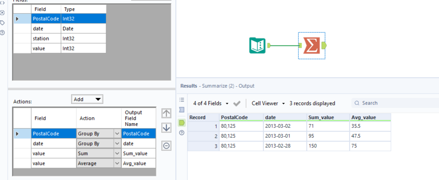 How do I combine and average two rows? - Alteryx Community