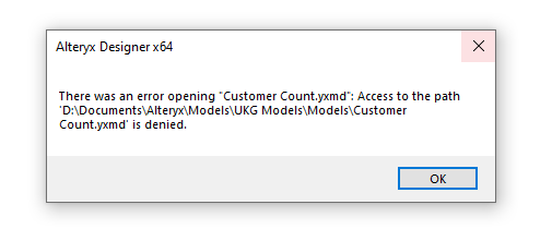 Error - Alteryx Community