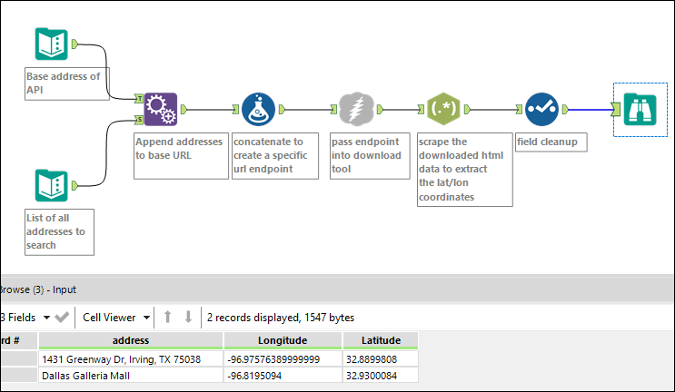 Solved: Searching and retrieving information from a websit... - Alteryx Community