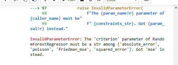 Solved Invalidparametererror In Python Miss Forest Libra Alteryx