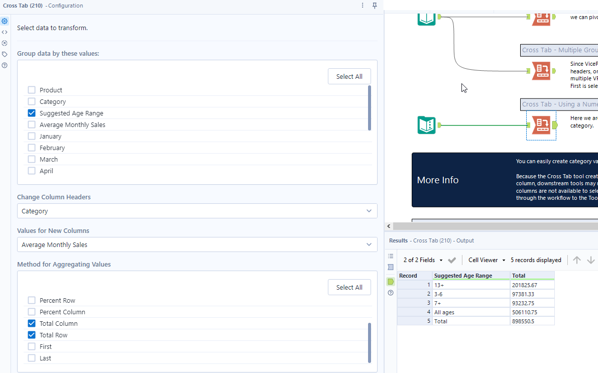 Solved: Total Column - Alteryx Community