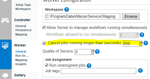 Solved: Time Out Option when workflow has been running for... - Alteryx Community
