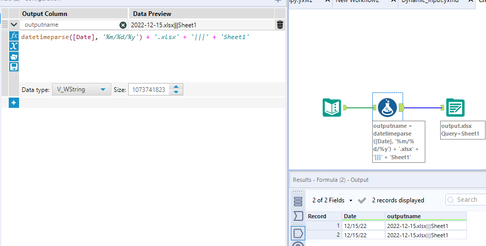 Solved: Change filename using date from a column - Alteryx Community