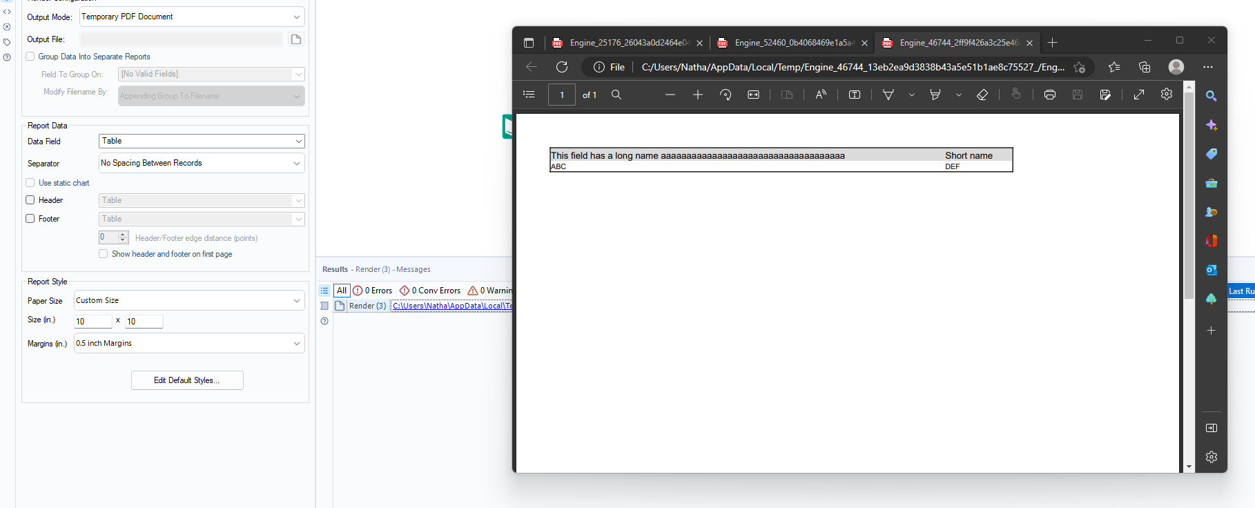 Solved: Missing header details with Render tool and column... - Alteryx ...