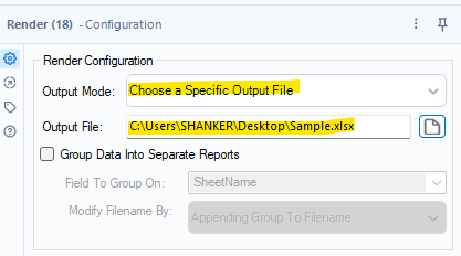 Solved: Merge 3 render outputs in 3 tabs of 1 excel sheet - Alteryx Community
