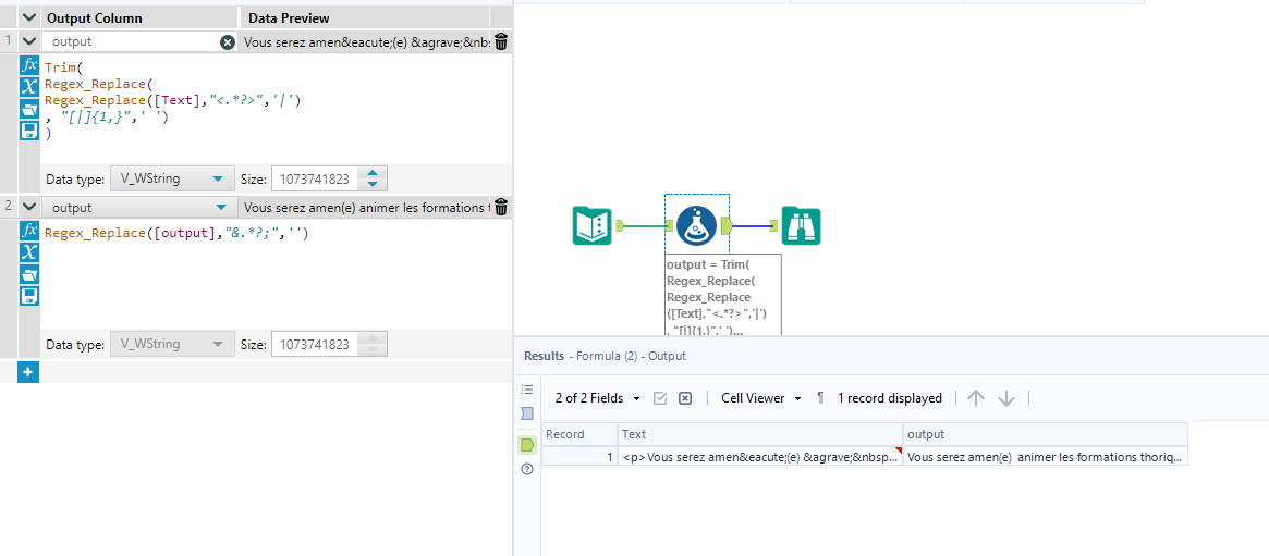 Convert HTML to text - Alteryx Community