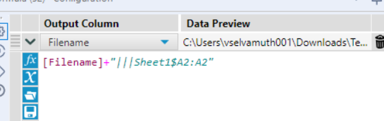 "You must specify a sheet name" even though the sh... - Alteryx Community