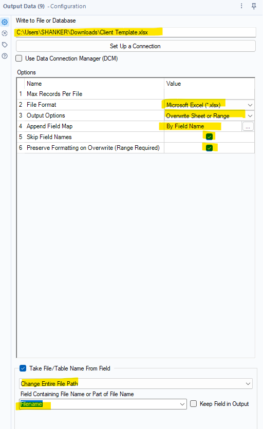 "You must specify a sheet name" even though the sh... - Alteryx Community