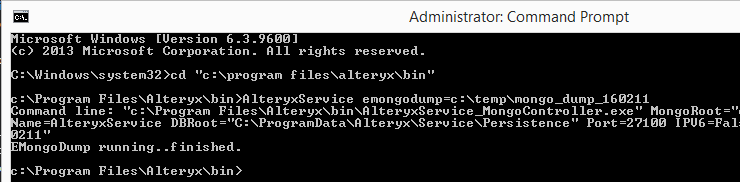 Intro to the Server command line - Alteryx Community